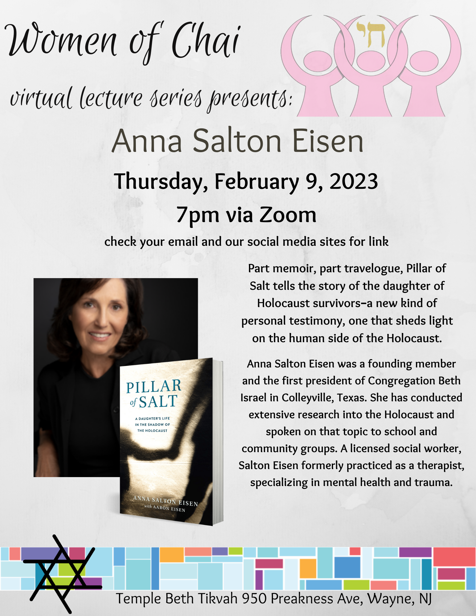 WOC Virtual Lecture | Temple Beth Tikvah