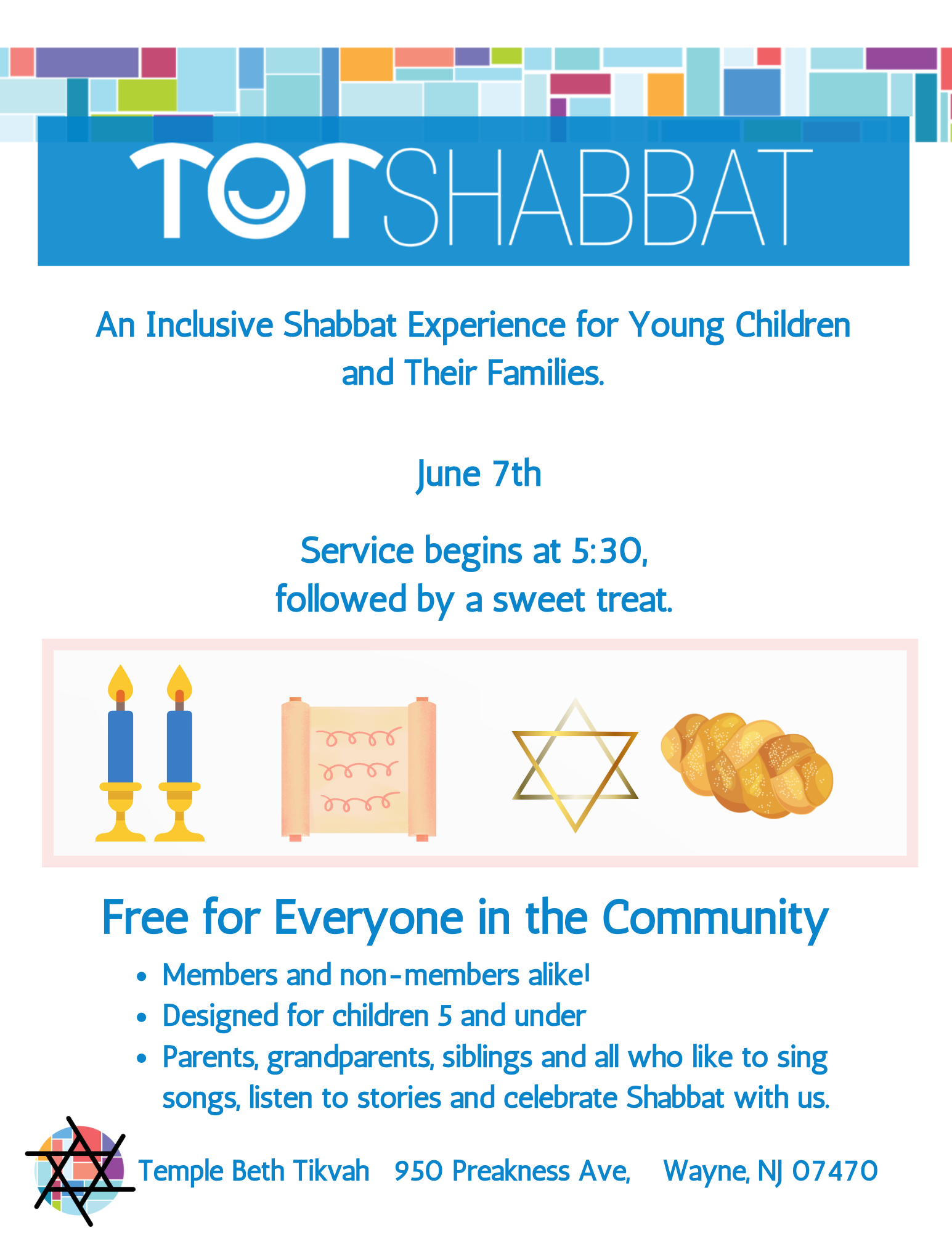 September Tot Shabbat! | Temple Beth Tikvah
