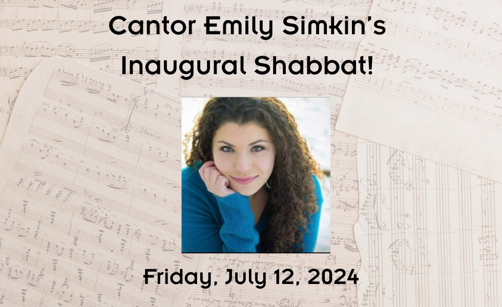 WELCOME CANTOR SIMKIN! | Temple Beth Tikvah