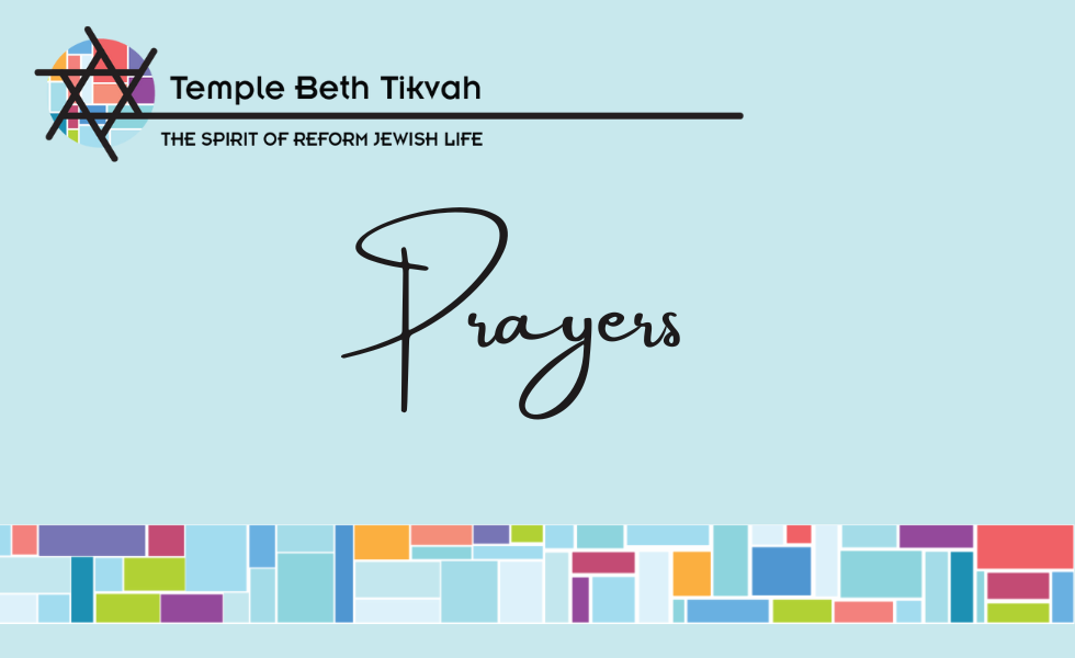 Prayers | Temple Beth Tikvah
